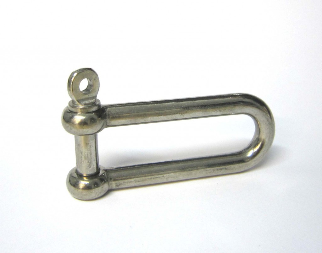 Stainless 1/4″ “Long D” Shackle – Shade Sails LLC