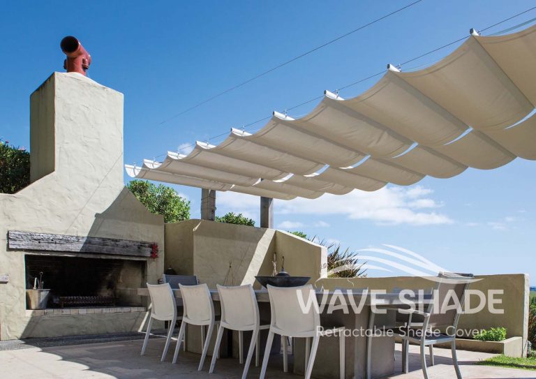 Custom Wave (Retractable) Sails - Shade Sails LLC