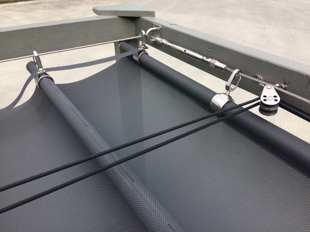 Custom Wave (Retractable) Sails - Shade Sails LLC
